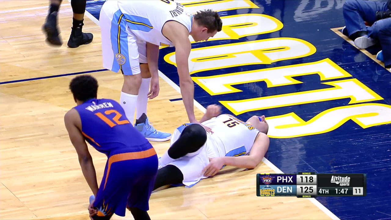 Denver Nuggets center Nikola Jokic slated for MRI on injured hip | NBA.com