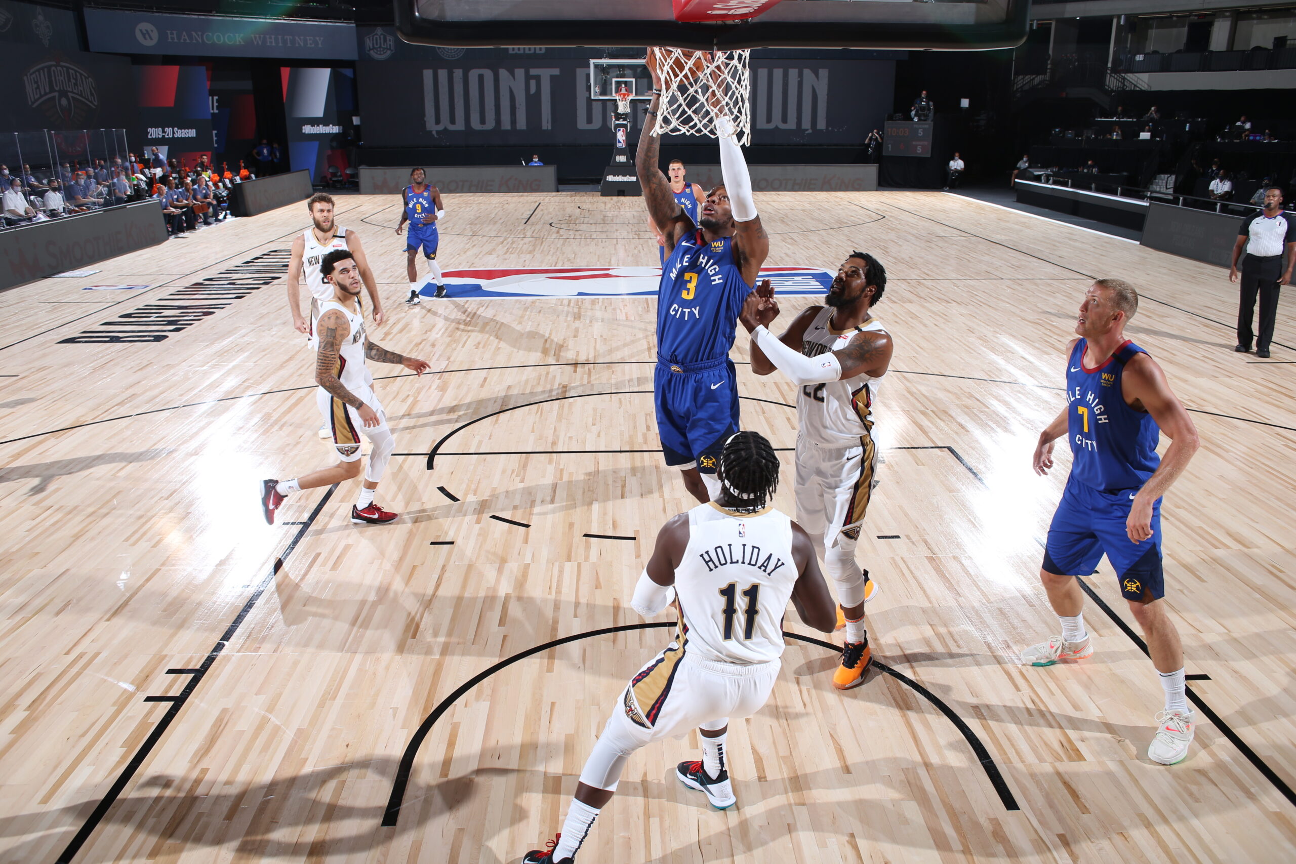 Denver Nuggets vs New Orleans Pelicans Jul 25, 2020 Game Summary | NBA.com