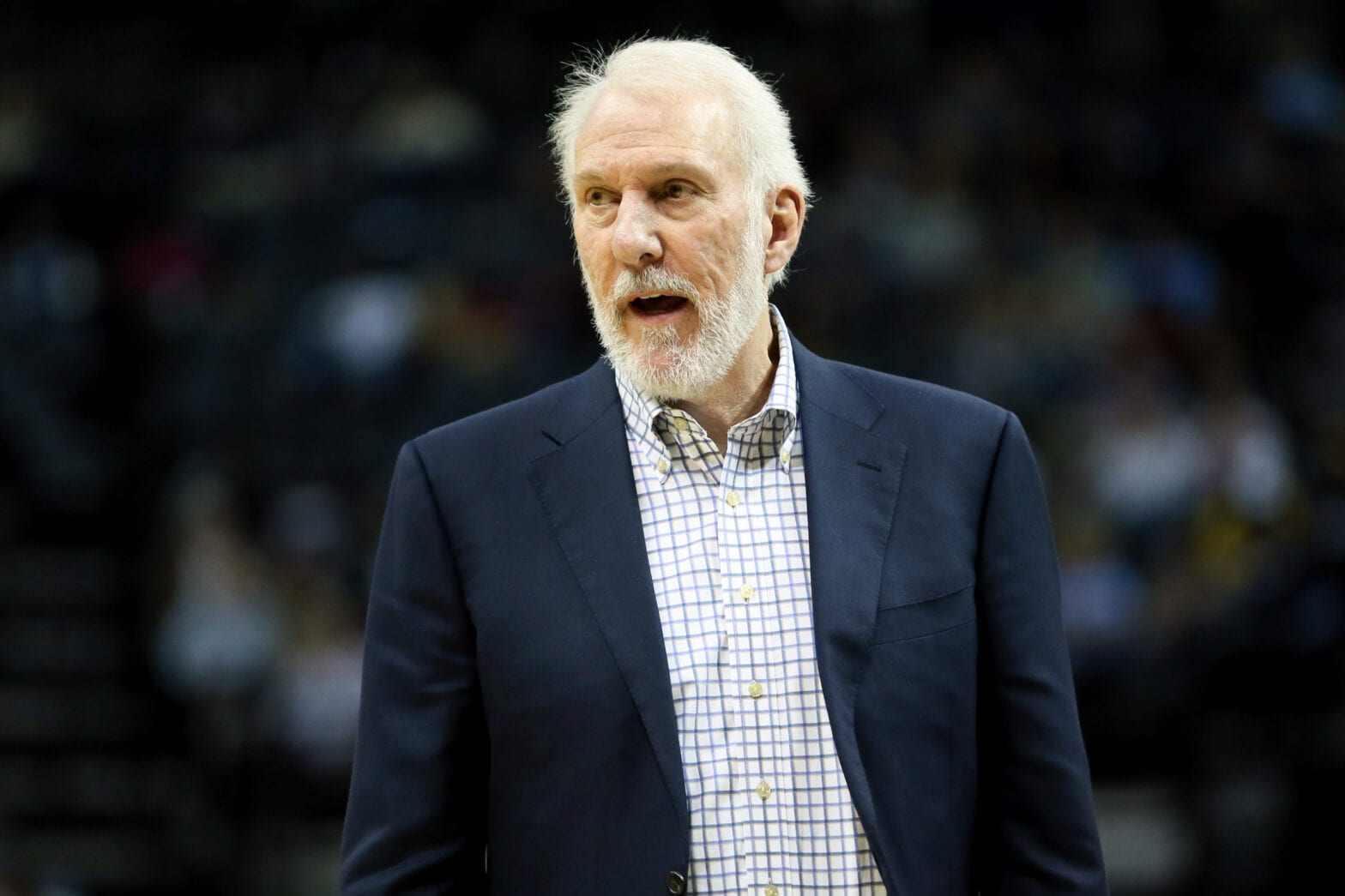 San Antonio Spurs coach Gregg Popovich is comfortable speaking out about politics and race, even ...