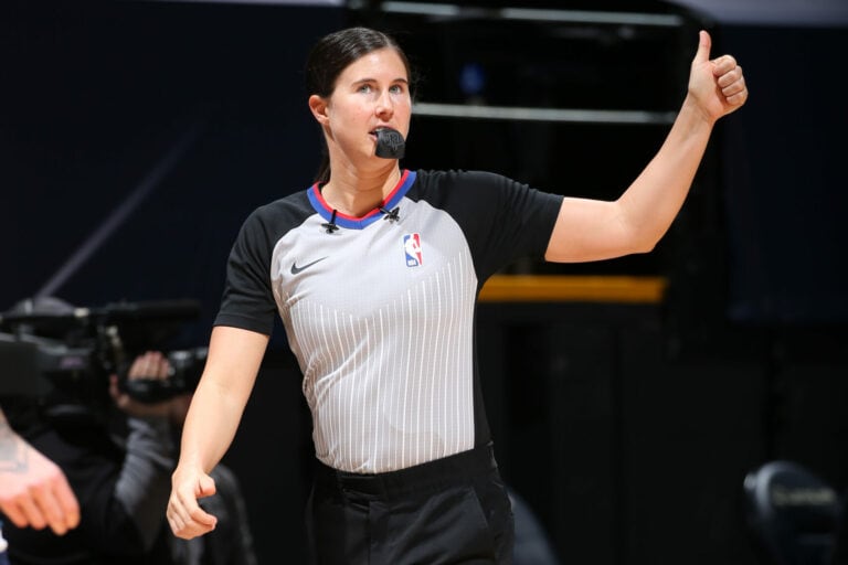 Natalie Sago, Jenna Schroeder form NBA's first two-woman ref crew | NBA.com