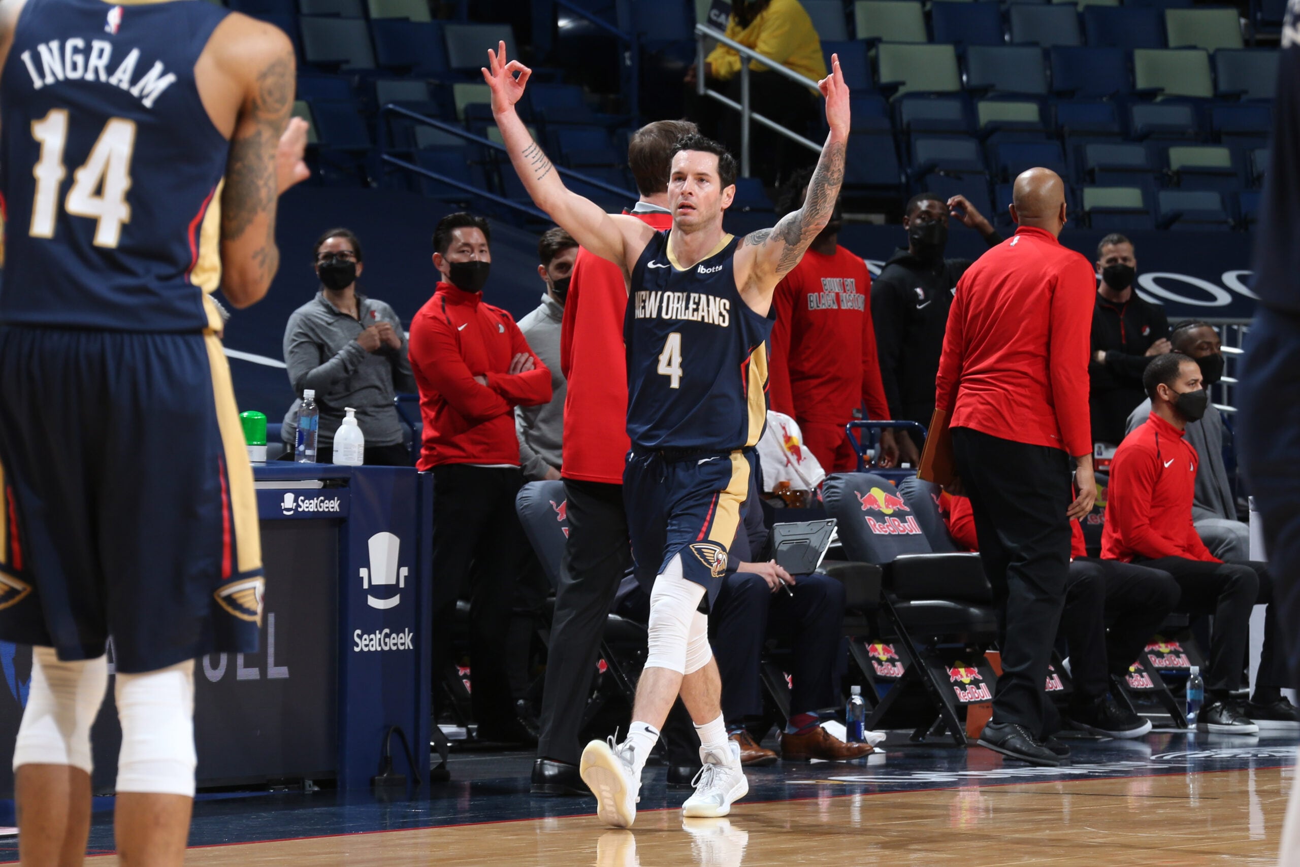Pelicans’ Redick out at least a week with heel inflammation | NBA.com