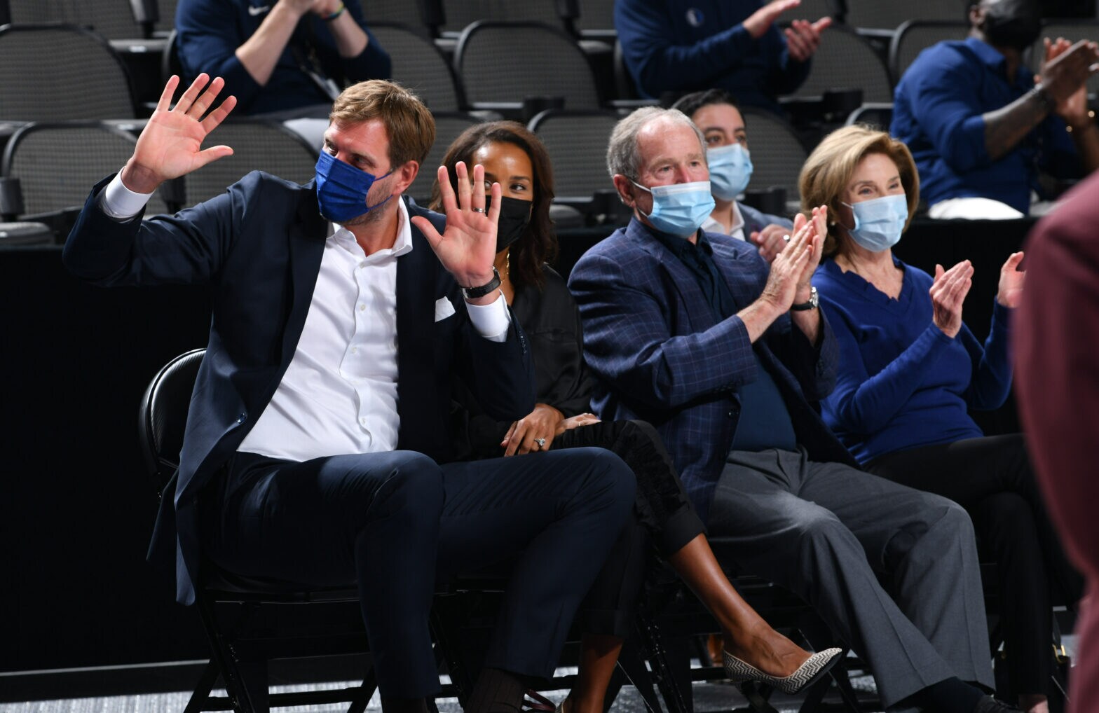 Mavericks legend Dirk Nowitzki featured in George W. Bush's book on ...