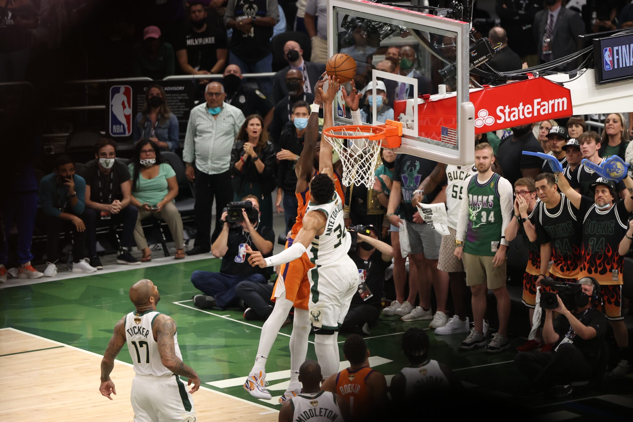 Giannis Antetokounmpo's clutch block helps Bucks even Finals | NBA.com