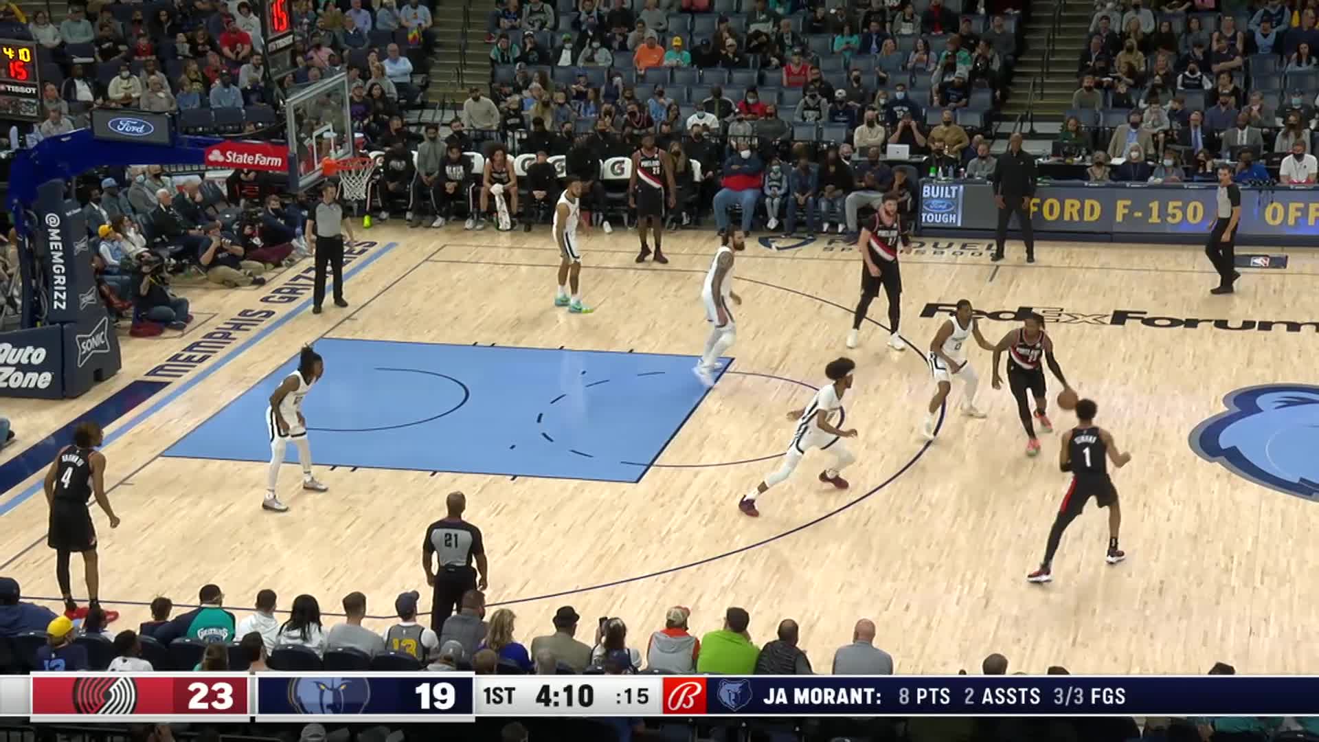 Simons with the Dime, Brown with the Slam | Portland Trail Blazers