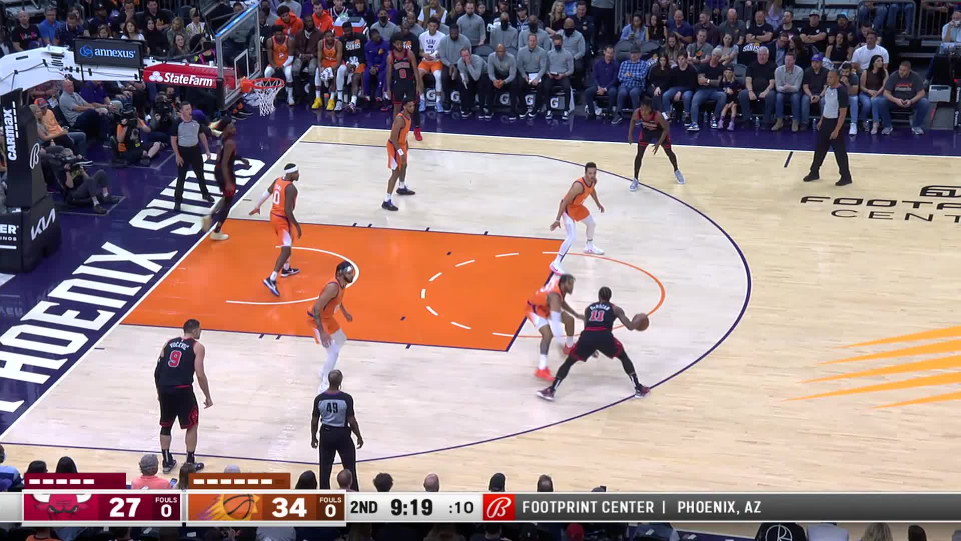 Torrey Craig rises up for the putback dunk | Phoenix Suns