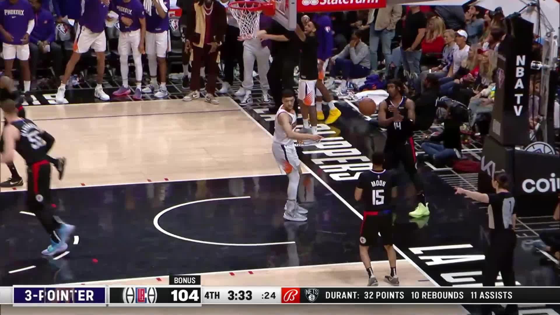 Ish Wainright with 17 Points in the 4th Quarter vs. LA Clippers ...