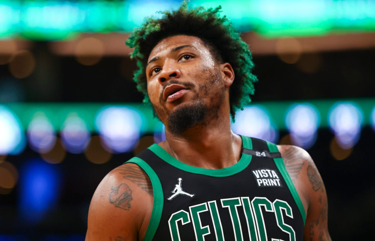 Celtics' Marcus Smart misses Game 2 vs. Bucks with right thigh ...
