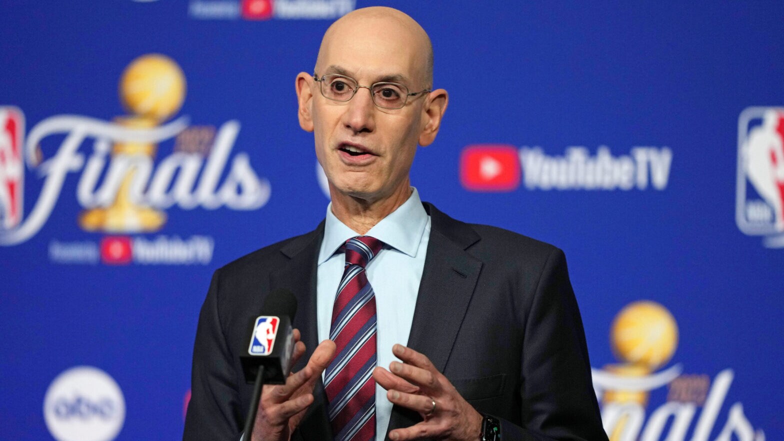 NBA commissioner Adam Silver misses Game 6 due to health and safety ...