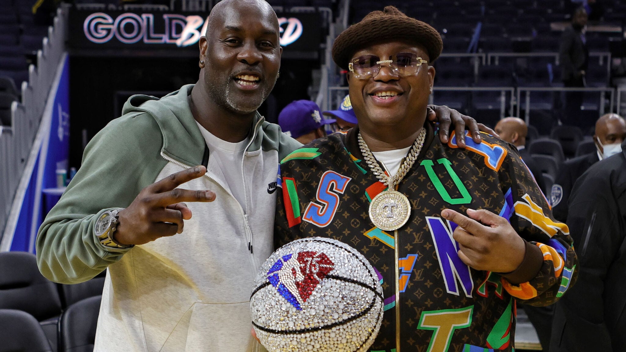 The role of the diamond bedazzled basketball in the NBA 75 campaign ...