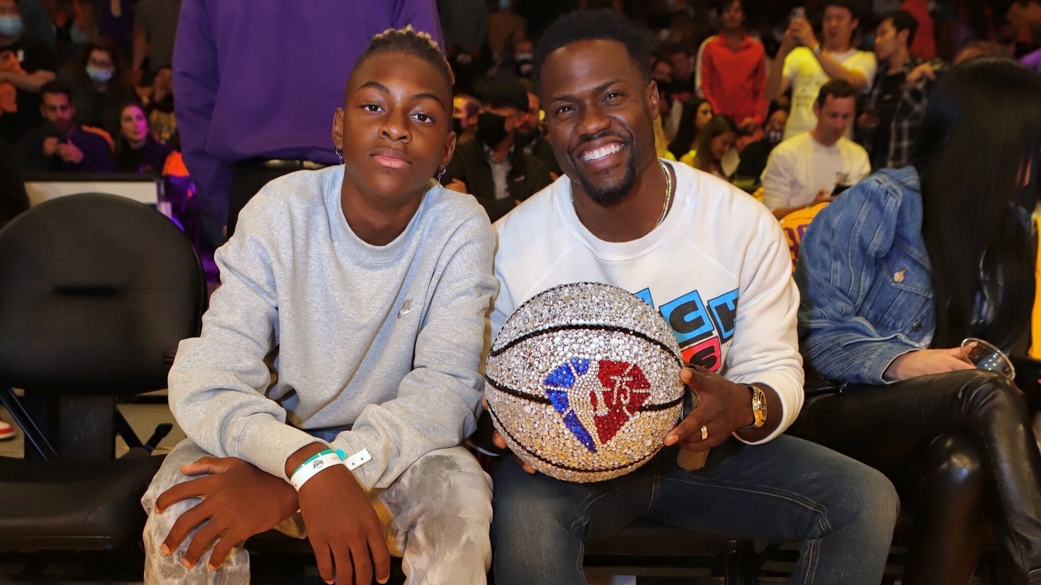 The role of the diamond bedazzled basketball in the NBA 75 campaign ...