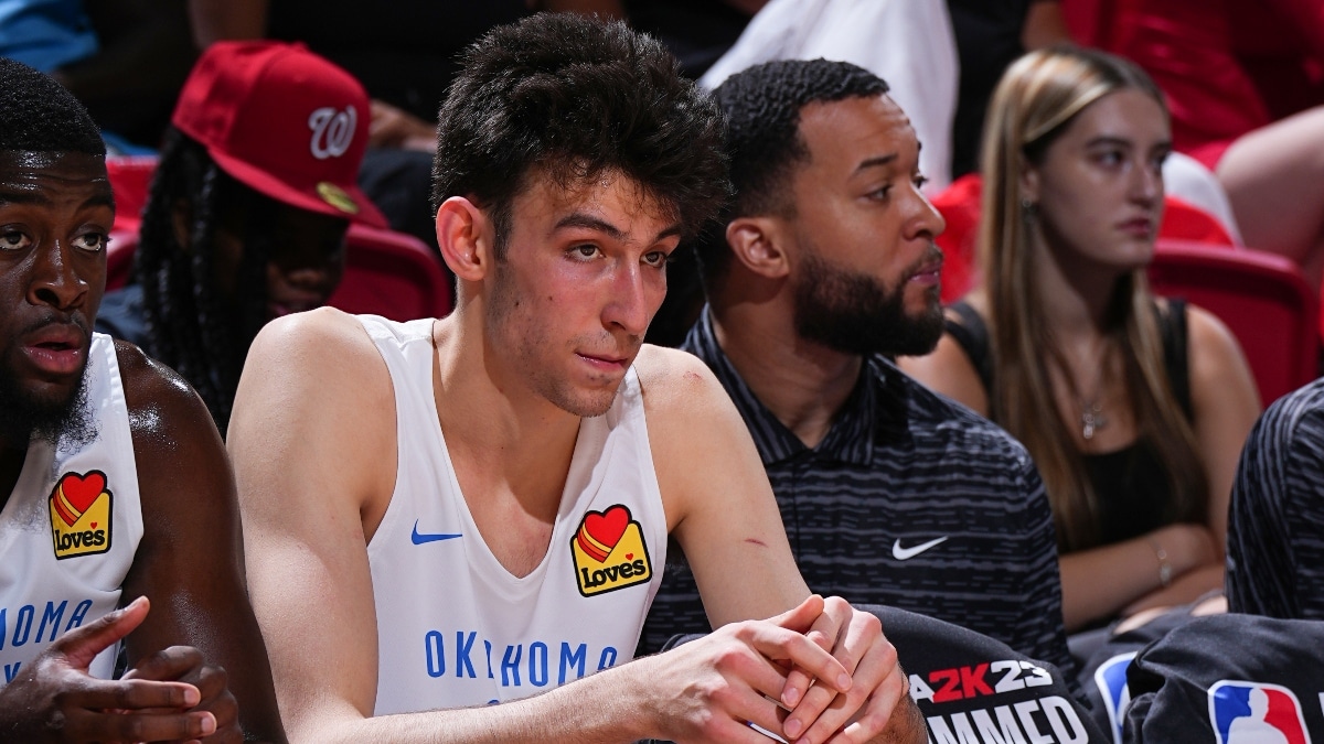 NBABet News - Oklahoma City's Chet Holmgren Out For Season, NBA Rookie ...