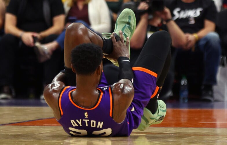 Suns center Deandre Ayton out at least 1 week with sprained left ankle ...