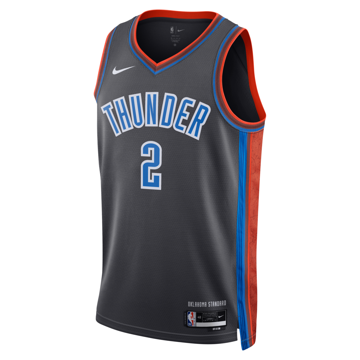 Oklahoma City Thunder 22/23 City Edition Uniform: The Oklahoma Standard ...