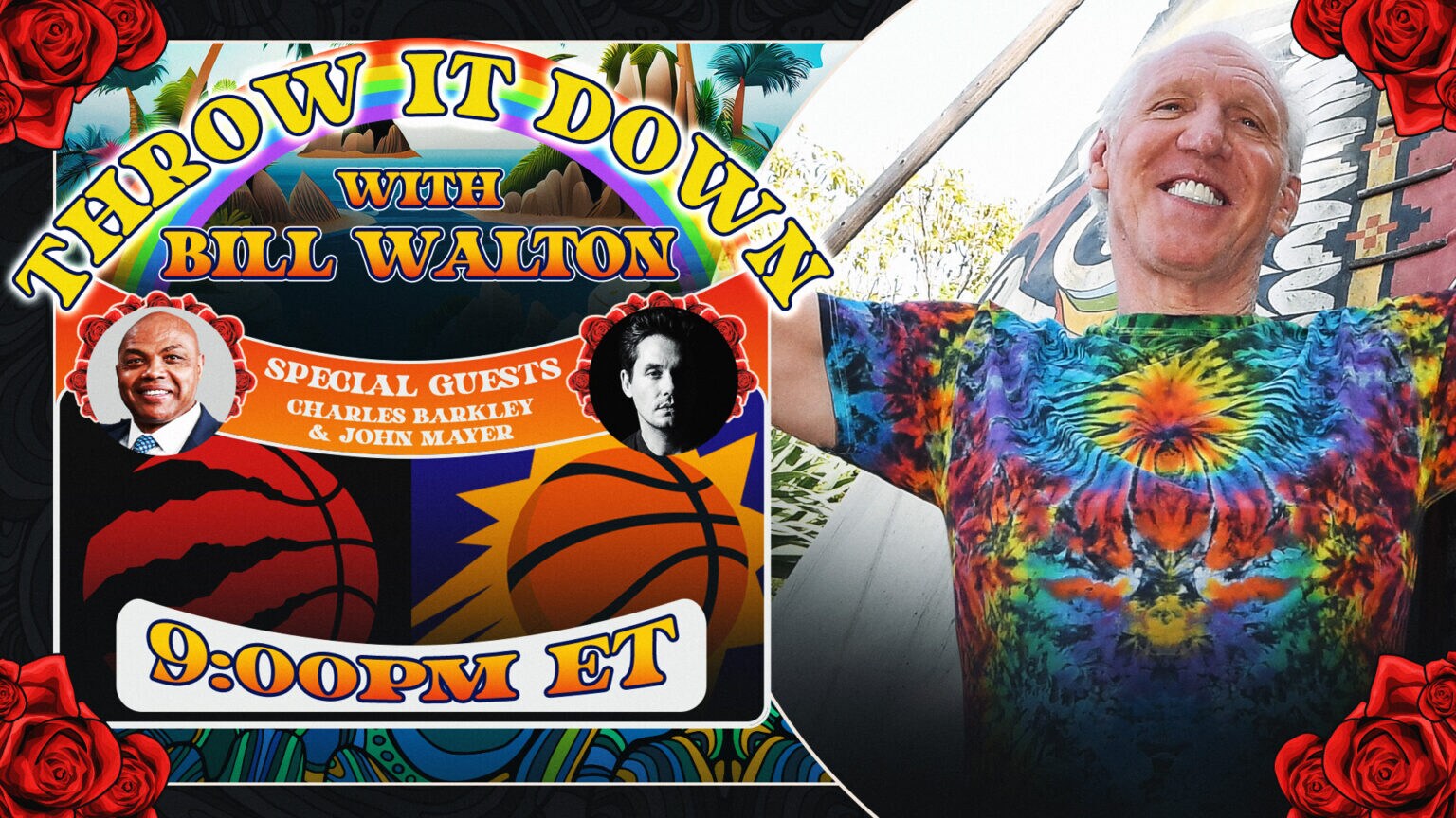 'I see the light!': Bill Walton welcomes NBA world with weekly 'Throw ...
