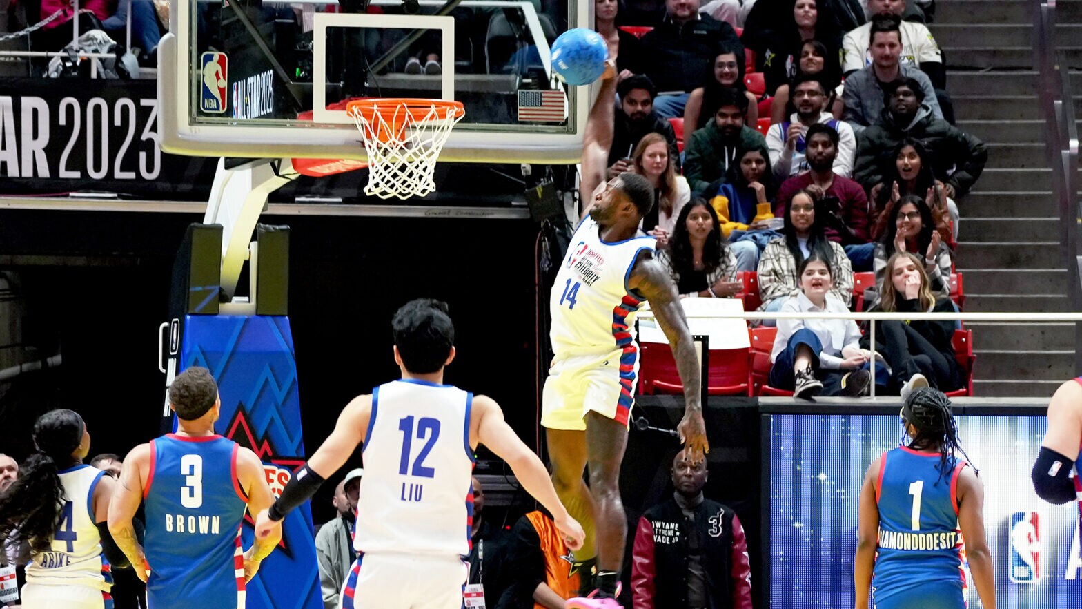 DK Metcalf wins 2023 Ruffles All-Star Celebrity MVP award | NBA.com