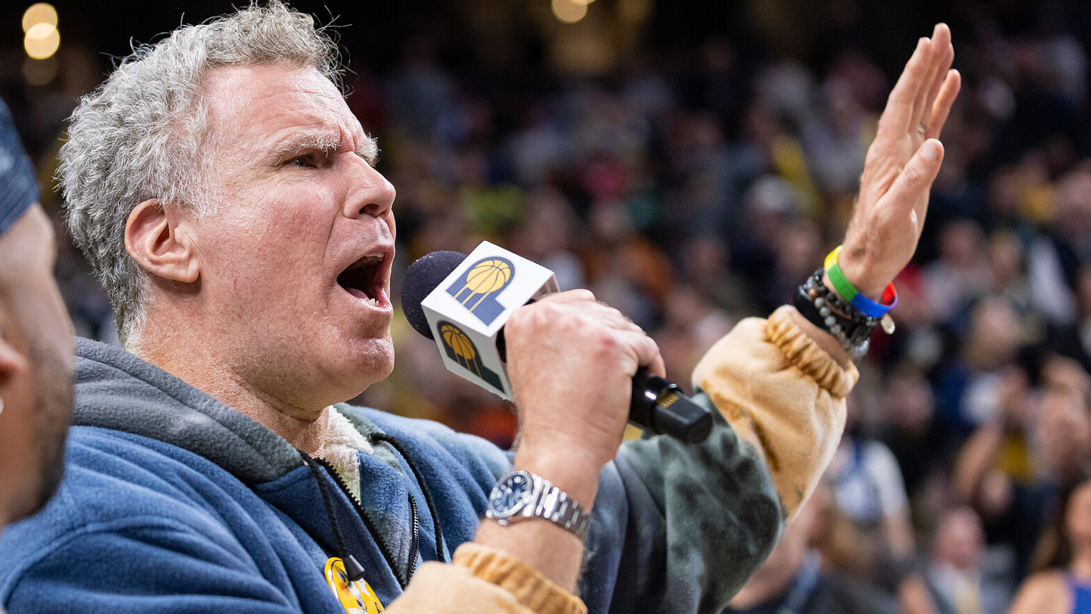Will Ferrell revs up crowd at Sixers-Pacers game | NBA.com