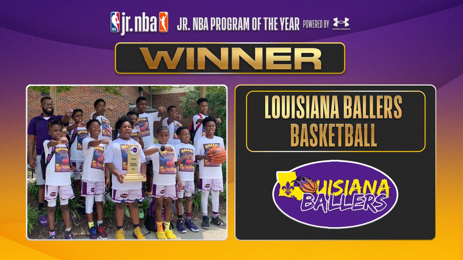 Louisiana Ballers named the 2023 Jr. NBA Program of the Year | NBA.com