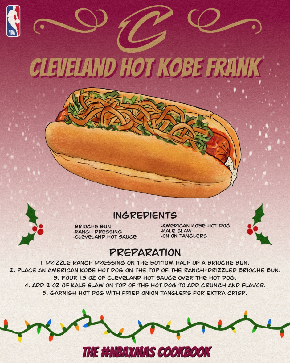 NBA App debuts #NBAXmas Cookbook | NBA.com