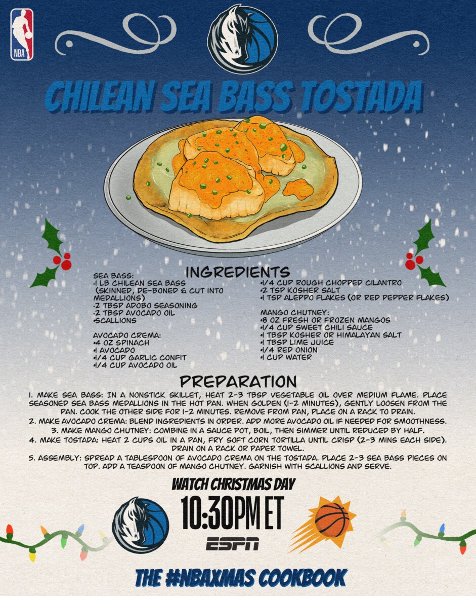 NBA App debuts #NBAXmas Cookbook | NBA.com