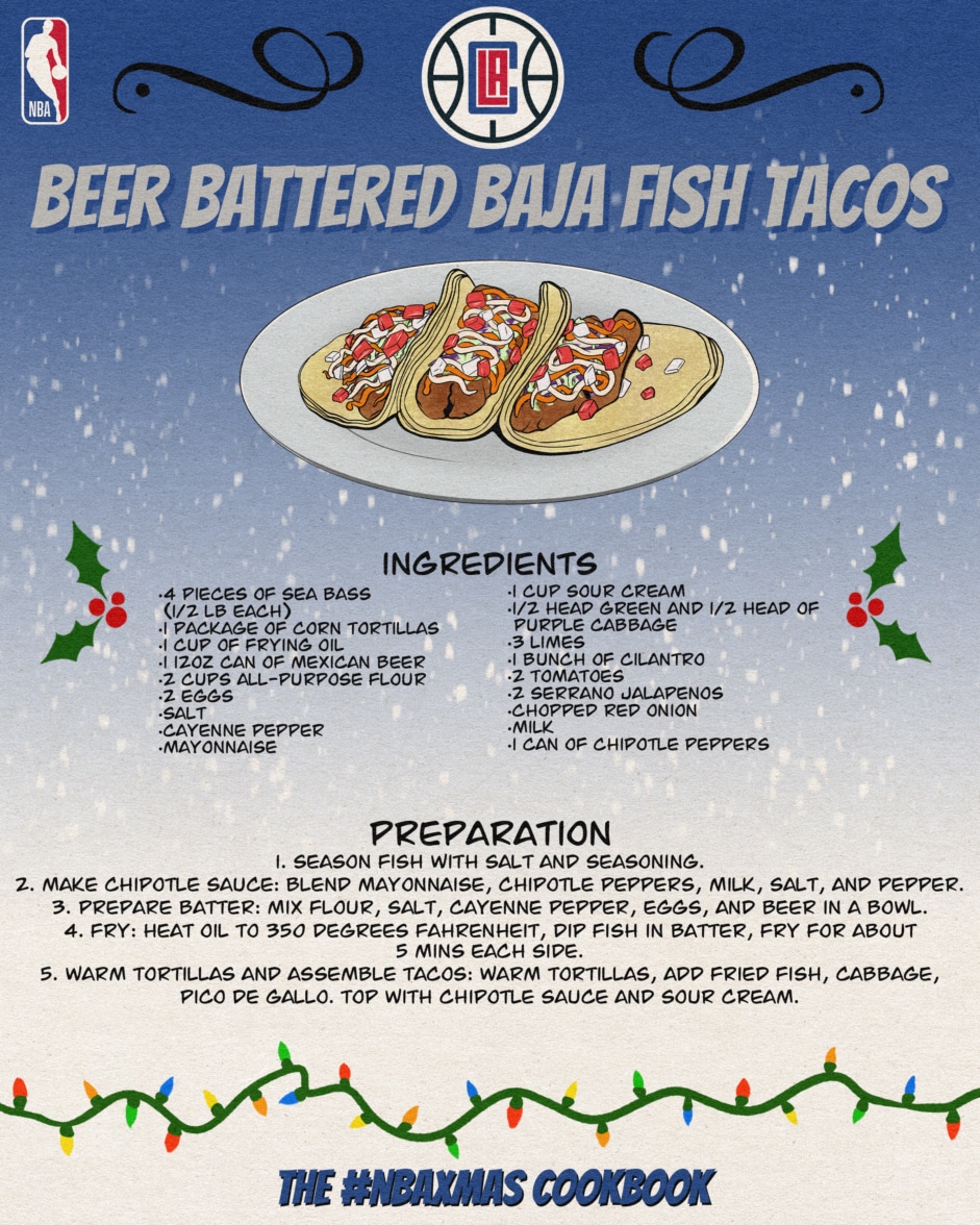 NBA App debuts #NBAXmas Cookbook | NBA.com
