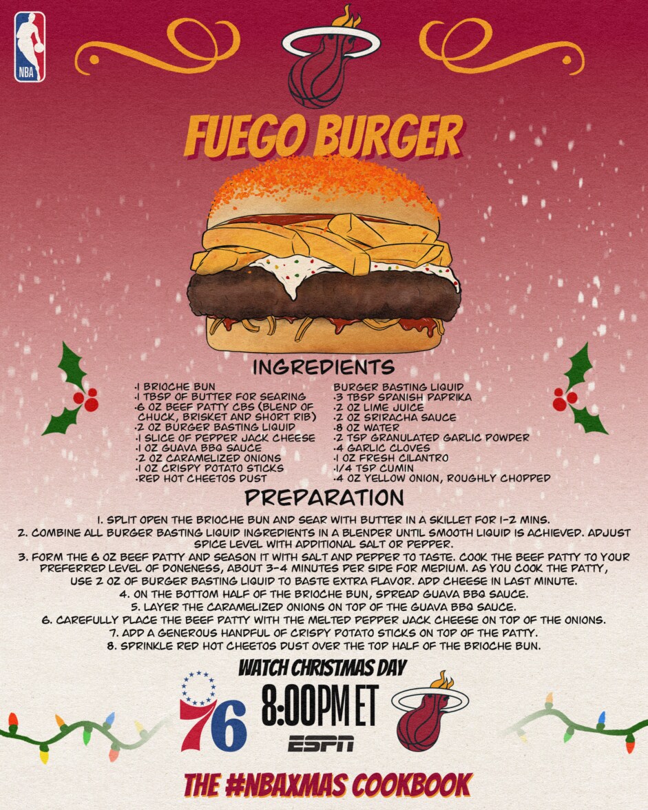 Miami Heat: Miami Fuego Burger | NBA.com