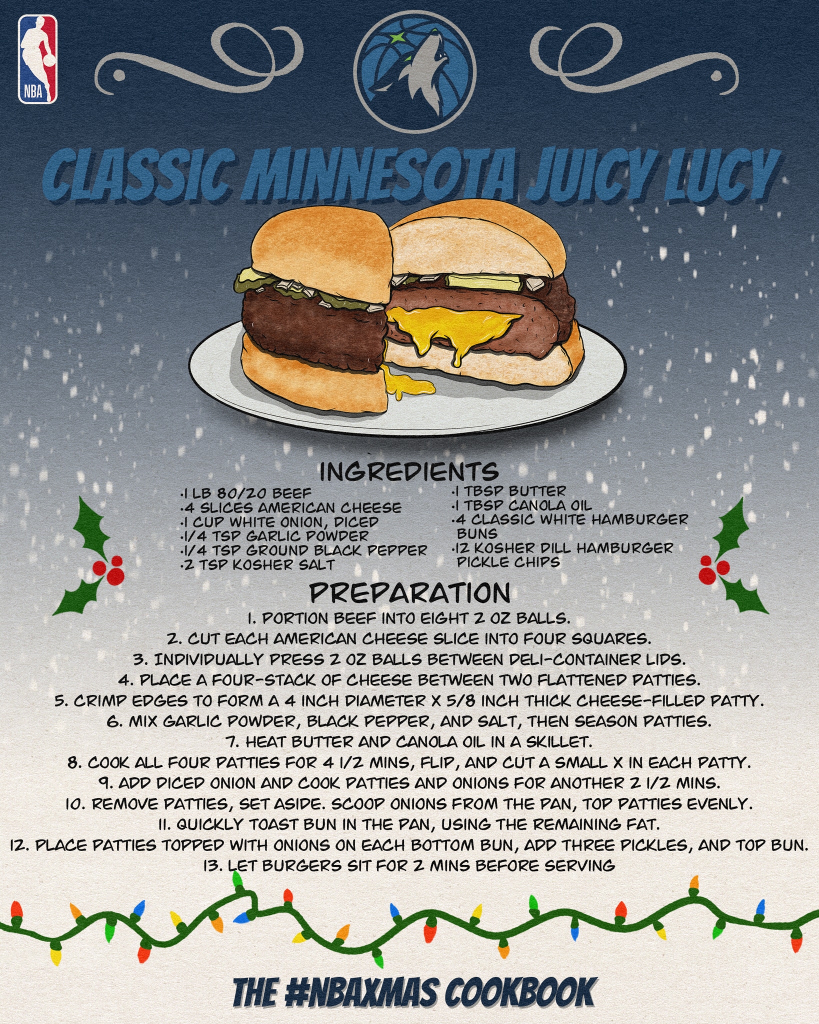 Minnesota Timberwolves: Classic Minnesota Juicy Lucy | NBA.com