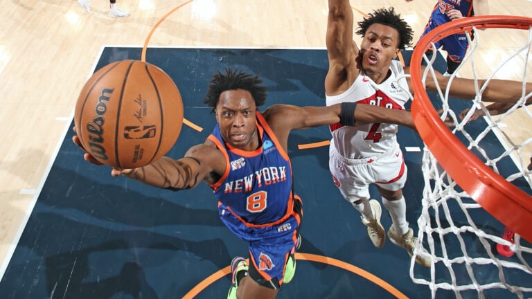 Knicks' OG Anunoby to miss at least 3 weeks after elbow surgery | NBA.com
