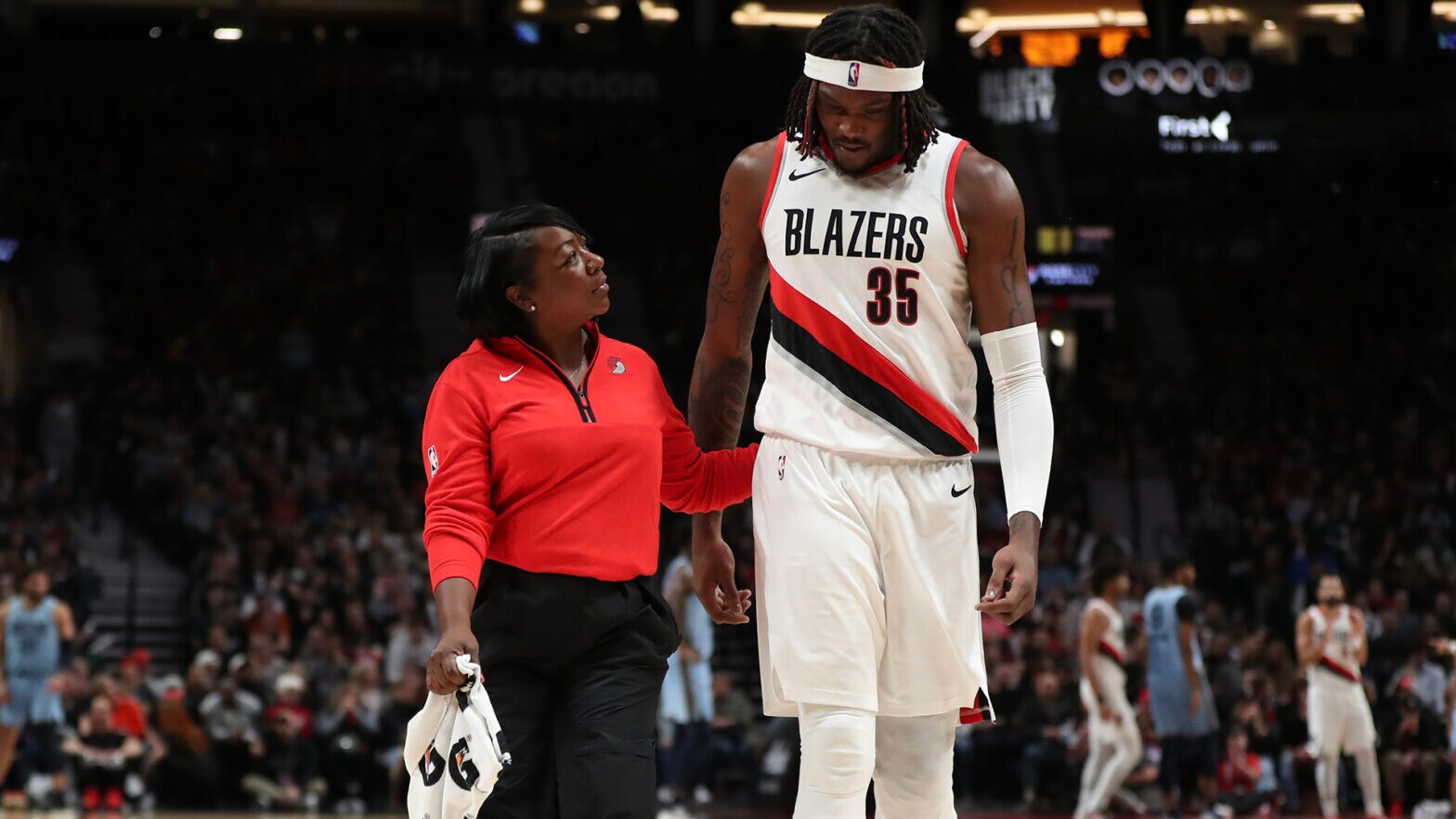 Blazers' Courtney Watson forges own path in pro sports training