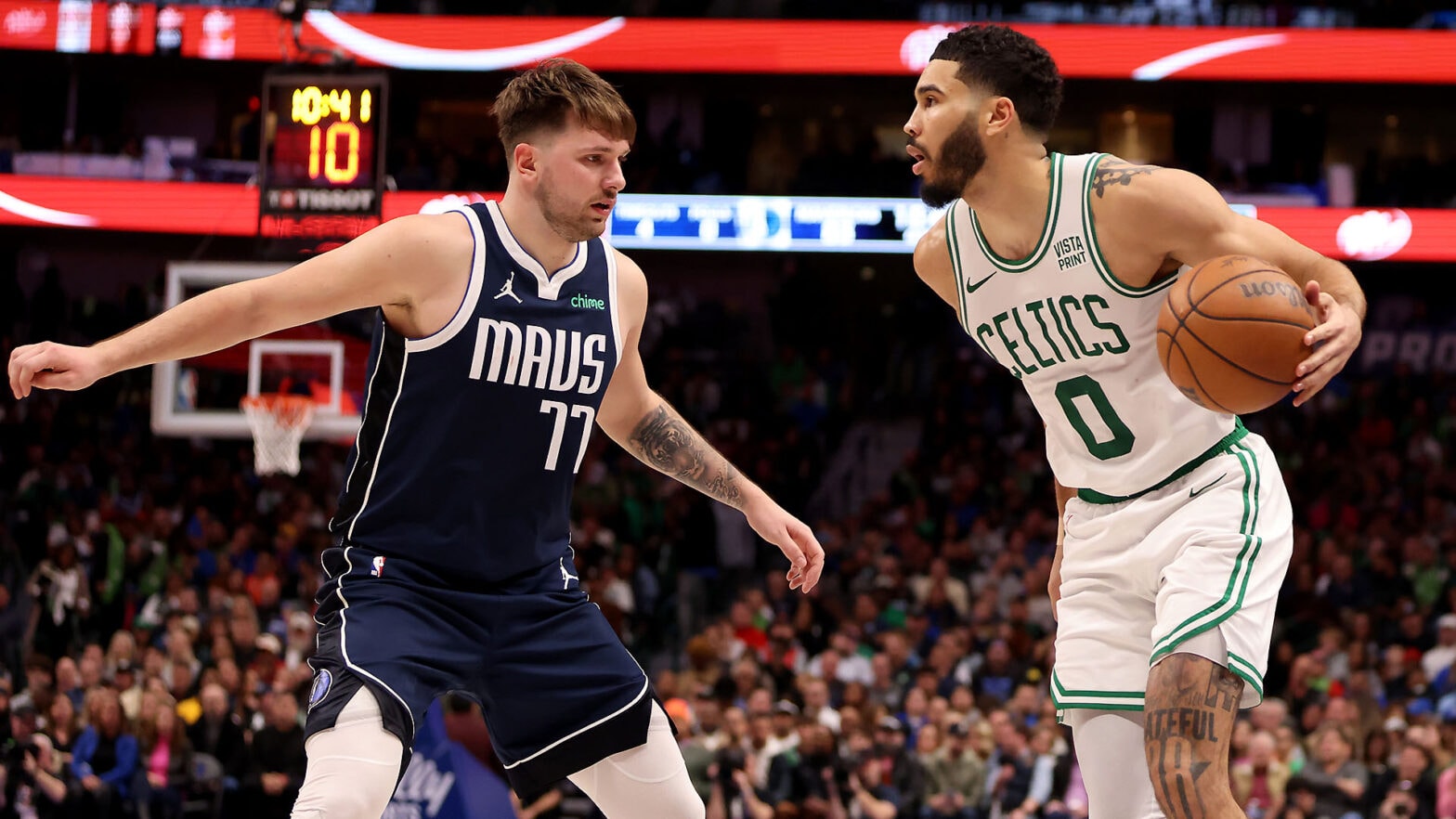 Kia MVP Ladder: Jayson Tatum vs. Luka Doncic showdown takes center ...