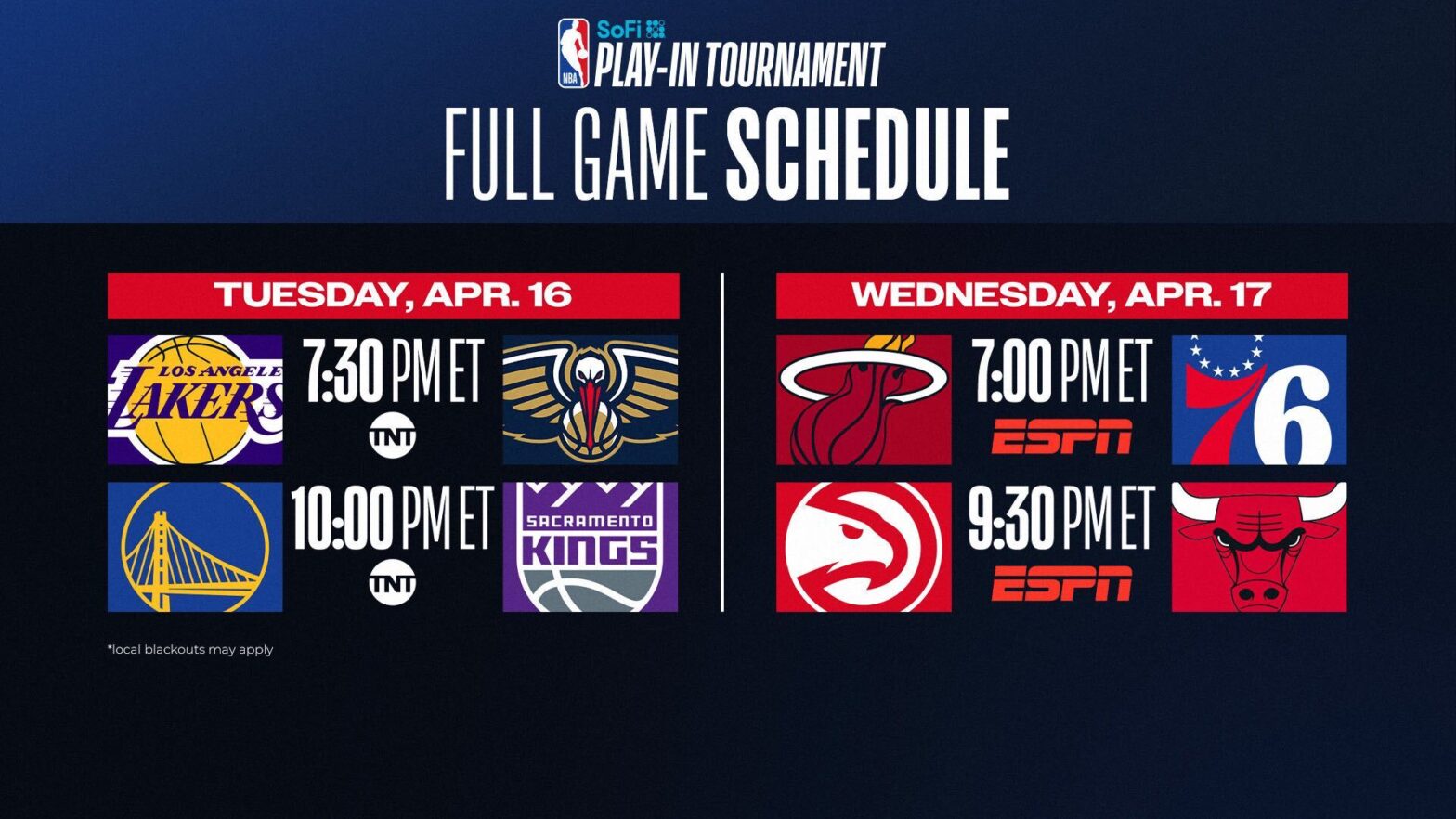 Starting 5, April 15: The bracket’s set. Here's what to know (now ...