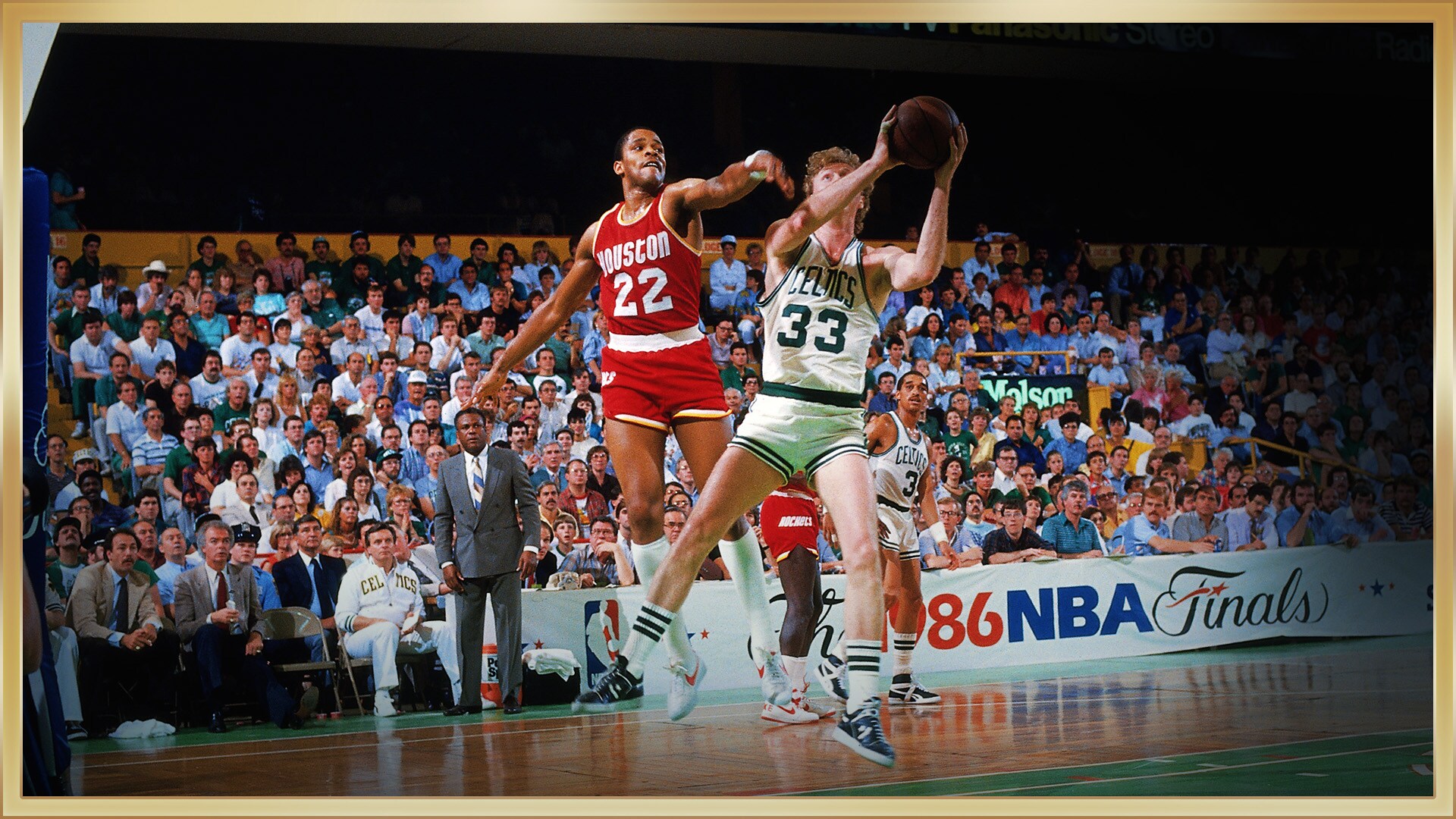 Nba Finals 1986 1986 NBA Finals Celtics Vs. Rockets Art By Row One
