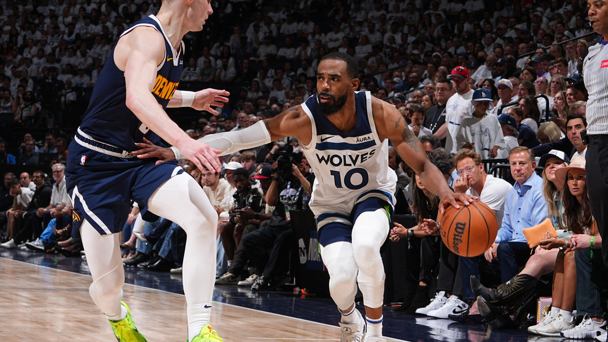 Timberwolves' Mike Conley (right Achillies) misses Game 5 vs. Nuggets ...