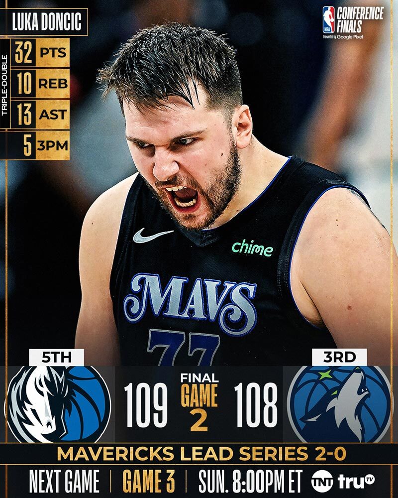 Starting 5, May 25: Luka Magic Strikes In Minnesota | NBA.com