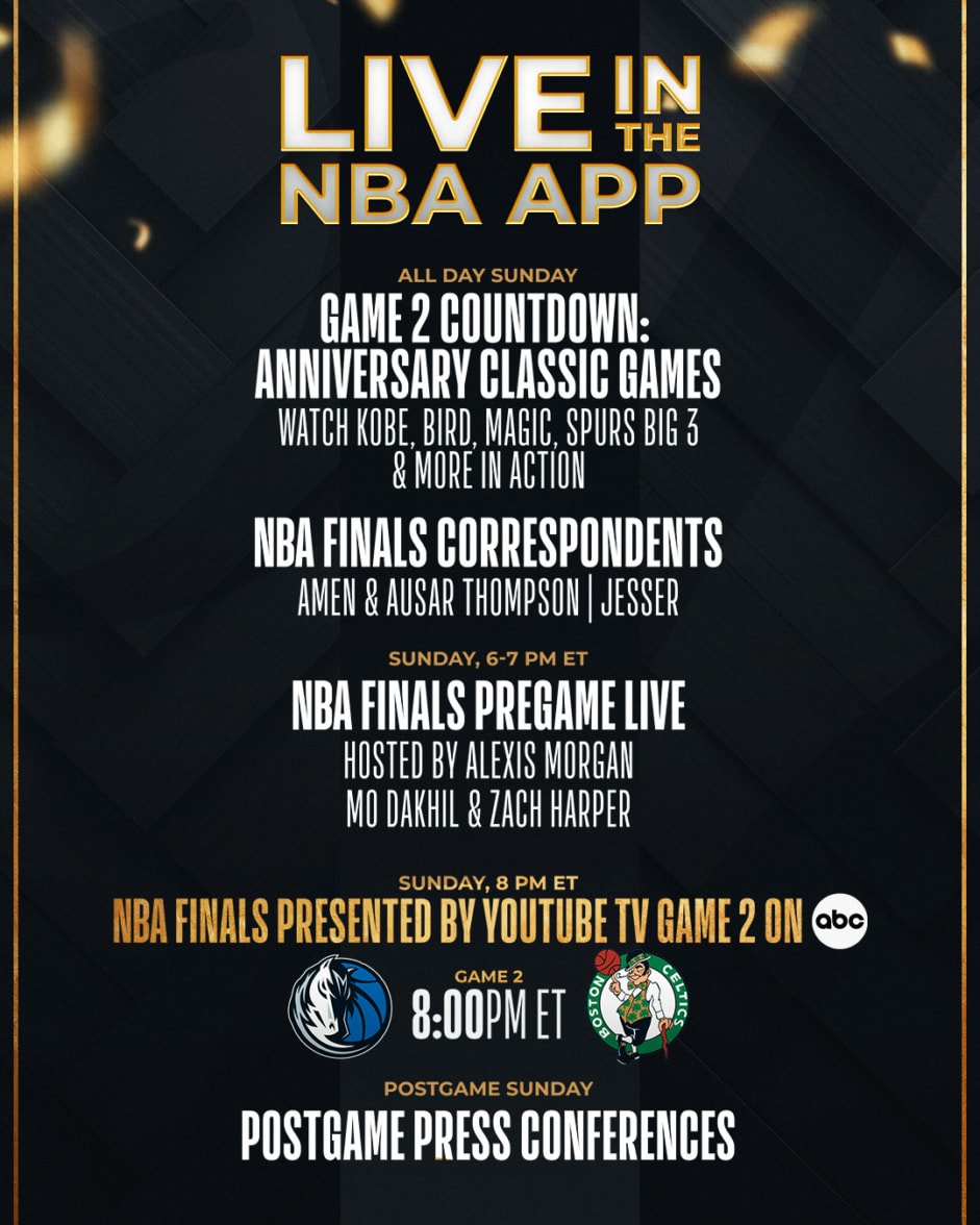 Starting 5, June 9: NBA Finals Game 2 just hours away | NBA.com