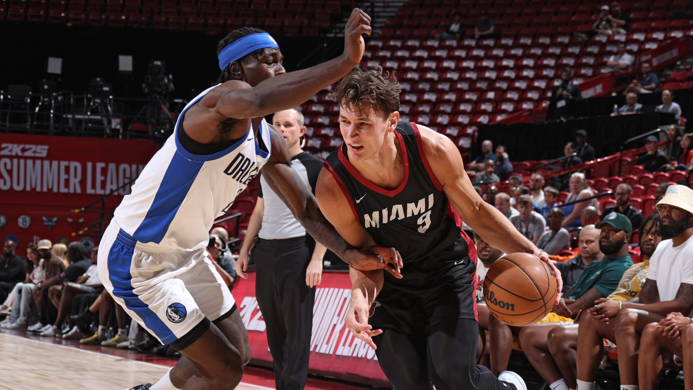 NBA 2K25 Summer League: Heat pick up win over Mavericks | NBA.com