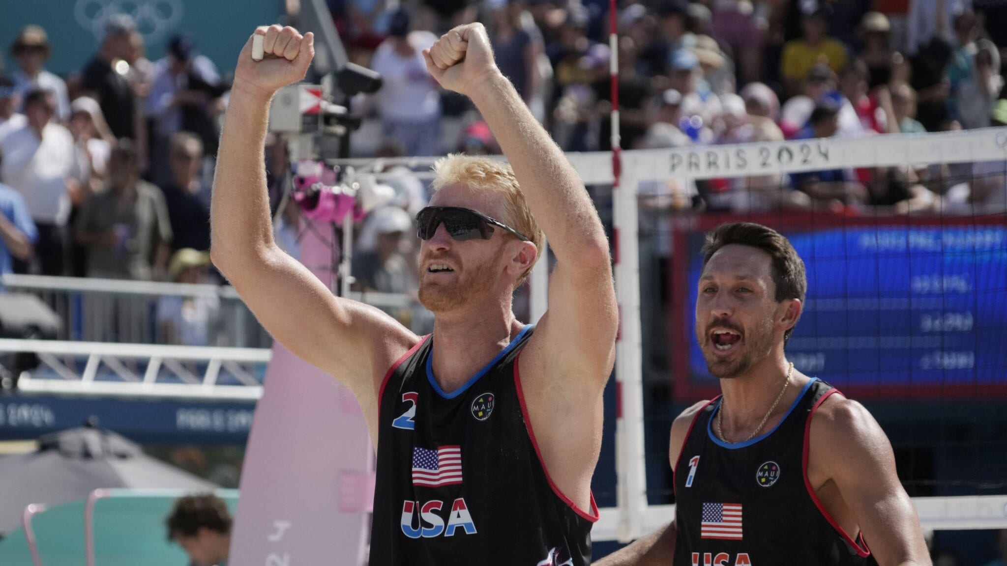 Former NBA forward Chase Budinger wins 2024 Olympic beach volleyball ...