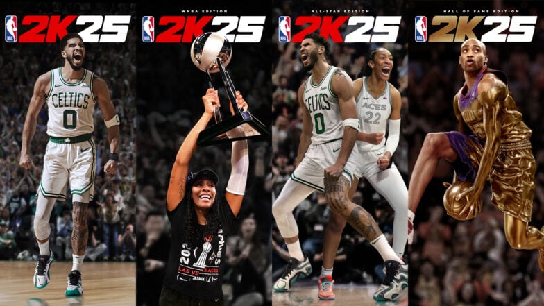 NBA 2K25 to feature Jayson Tatum, A'ja Wilson and Vince Carter as cover ...