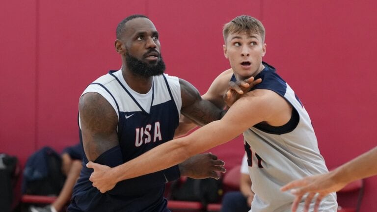 Potential 2025 No. 1 Draft pick Cooper Flagg steals the show among Team ...