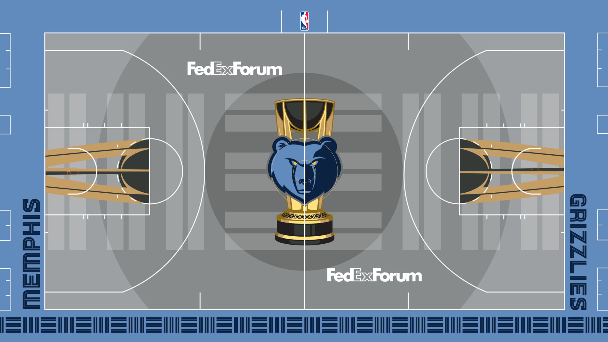 NBA unveils all 30 team courts for Emirates NBA Cup 2024 | NBA.com