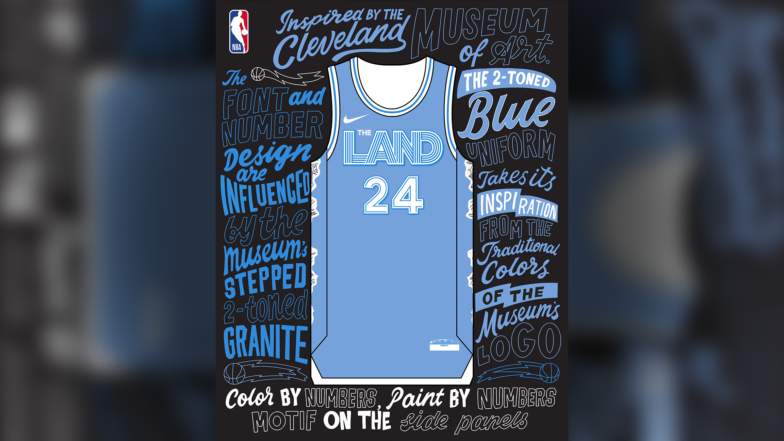 Cleveland Cavaliers 2024-25 City Edition uniform: Honoring the arts ...