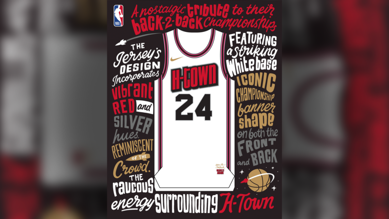 Houston Rockets 2024-25 City Edition Uniform: A tribute to the champs ...