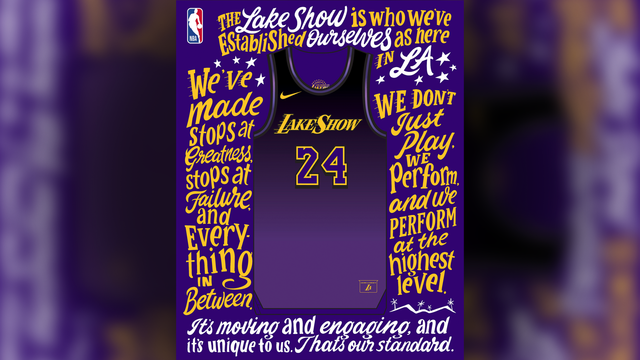 Los Angeles Lakers 2024-25 City Edition Uniform: Lake Show | NBA.com
