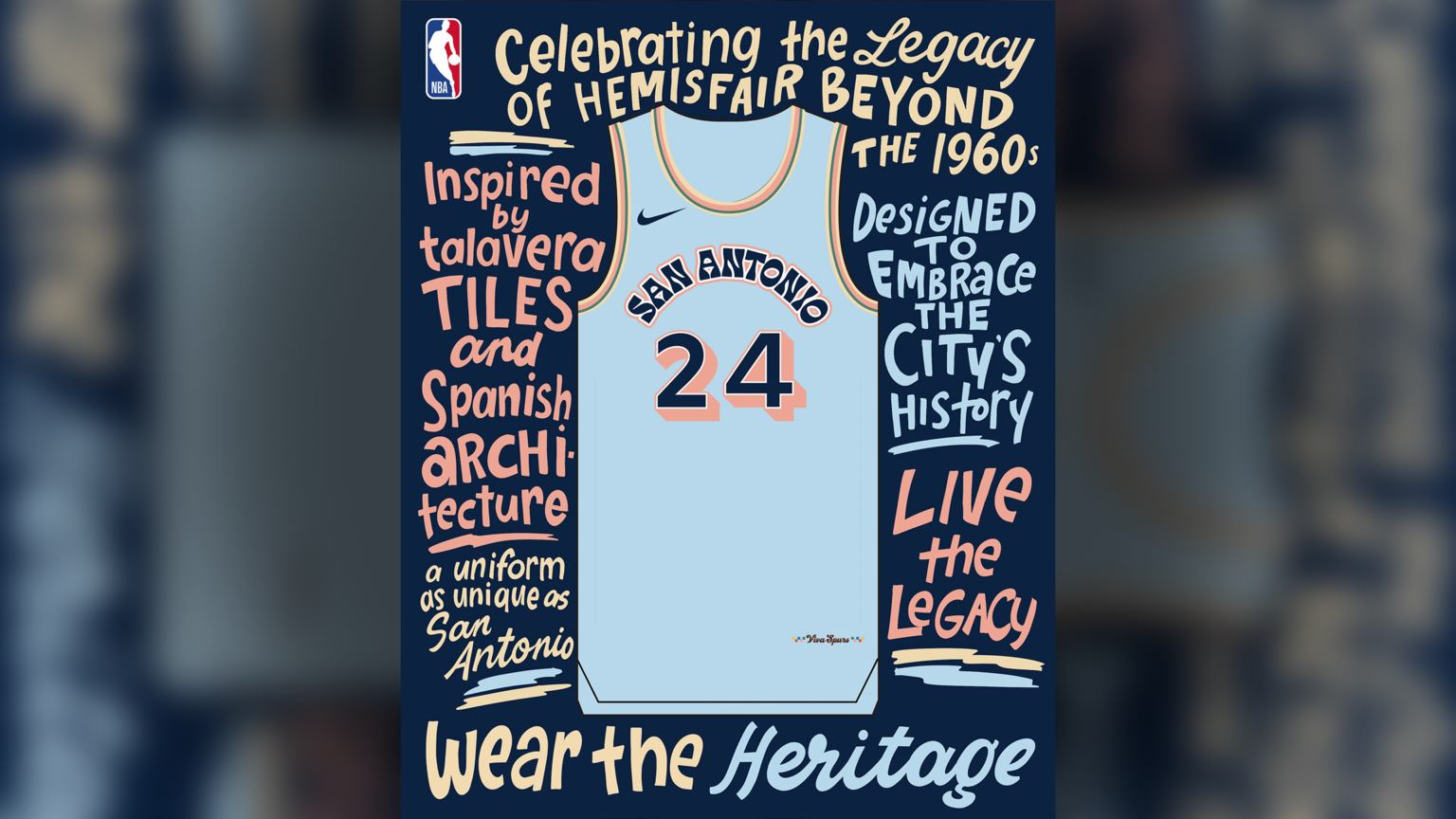San Antonio Spurs 2024-25 City Edition Uniform: Wear the heritage, live the legacy | NBA.com