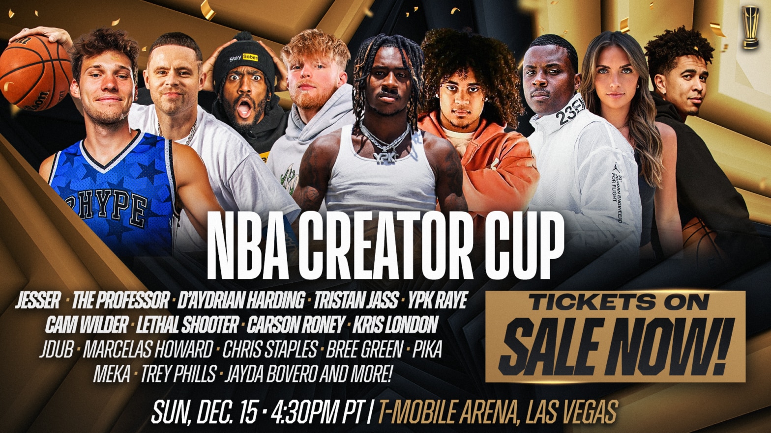 The NBA Creator Cup returns: Third edition rosters announced | NBA.com