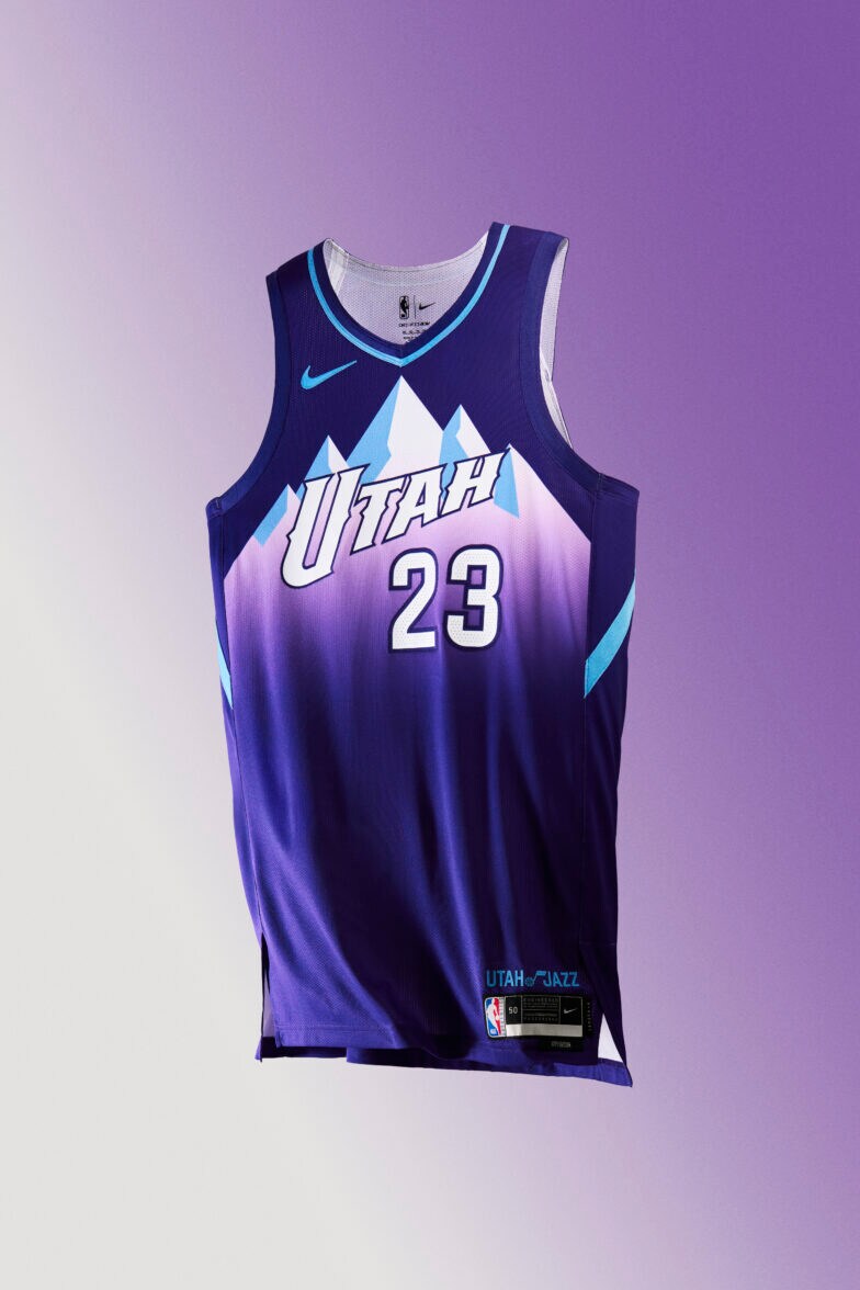 Utah Jazz 2024-25 City Edition Uniform: Mountain Basketball throwbacks ...