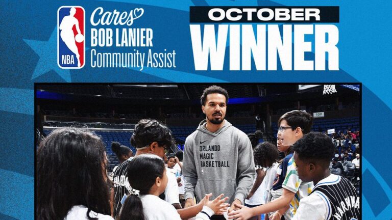 Magic guard Cole Anthony named NBA Cares Bob Lanier Community Assist ...