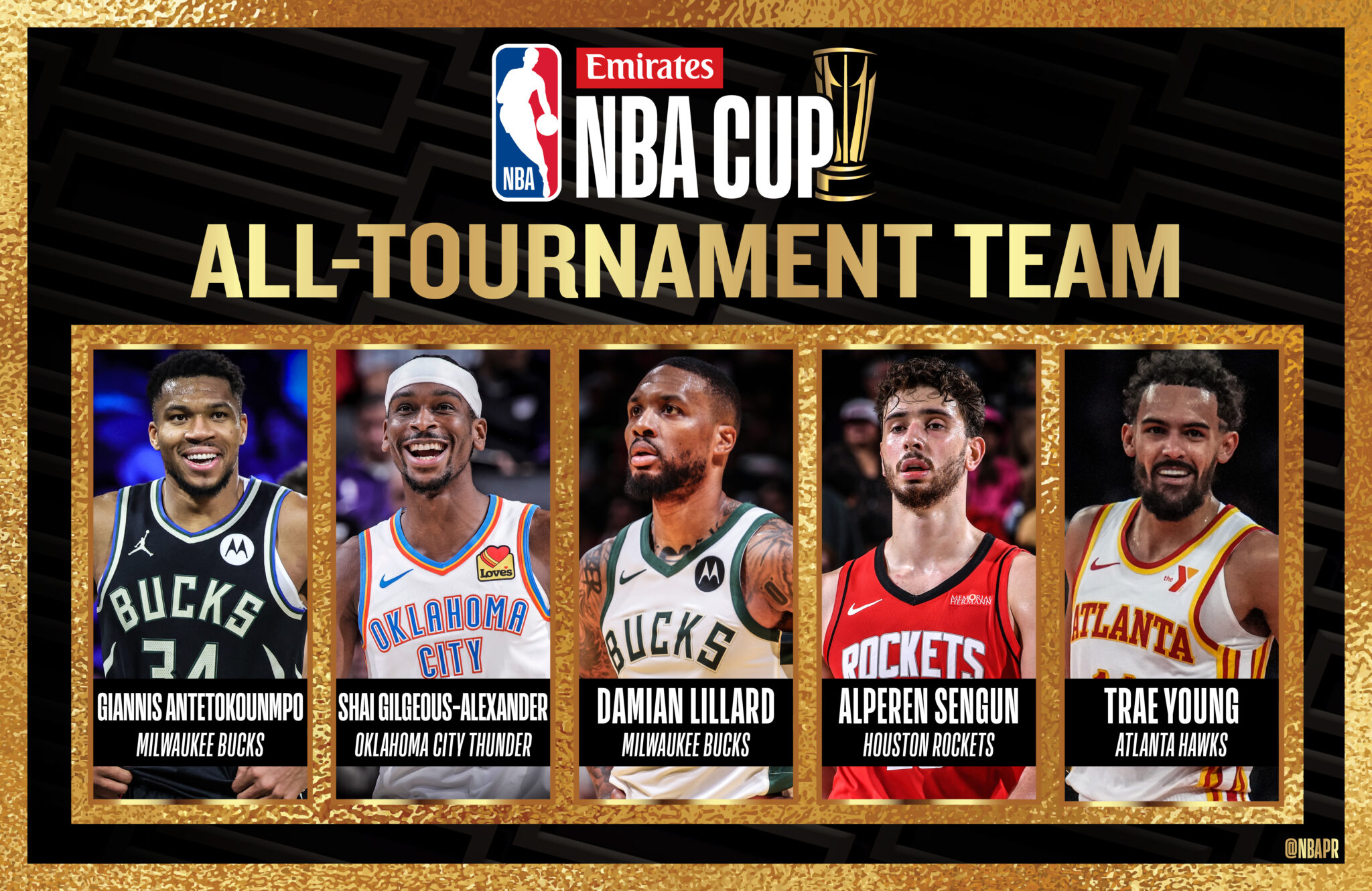 Emirates NBA Cup: Giannis Antetokounmpo, Shai Gilgeous-Alexander ...