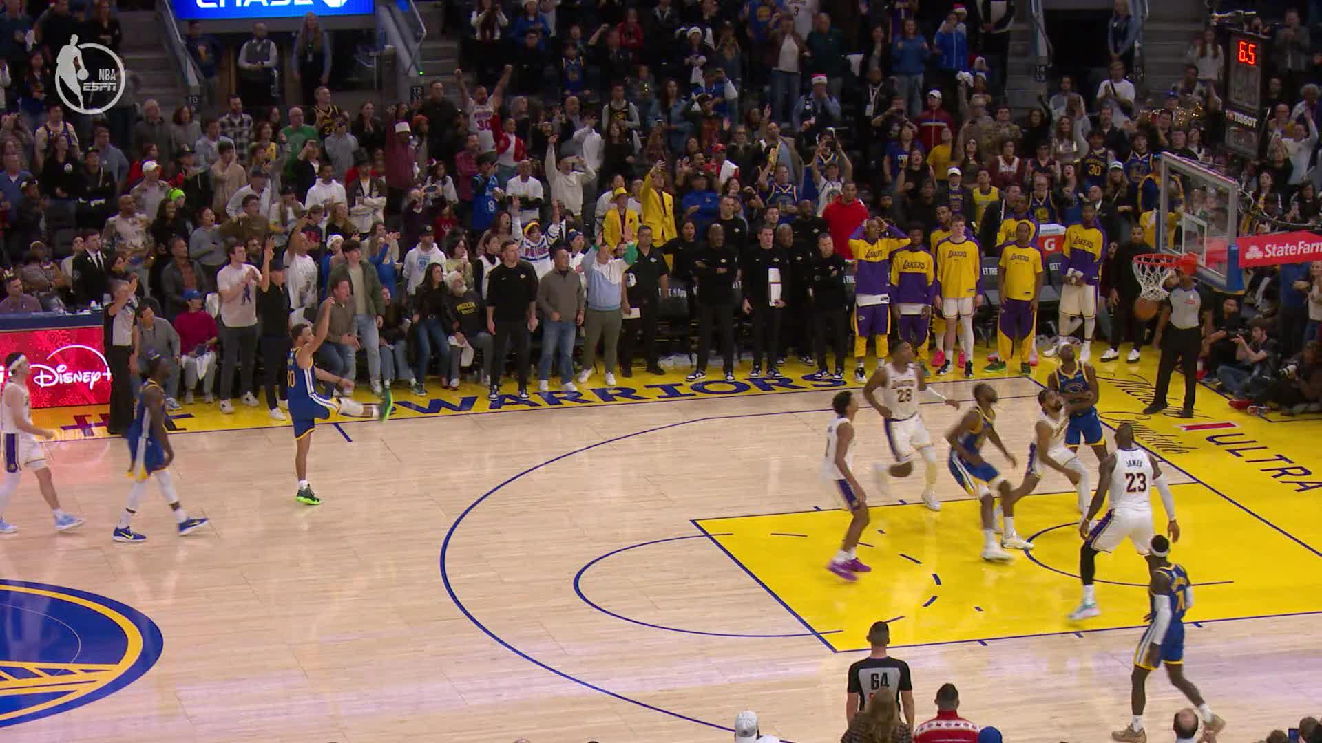 Los Angeles Lakers vs Golden State Warriors Dec 25 2024 Game Summary NBA