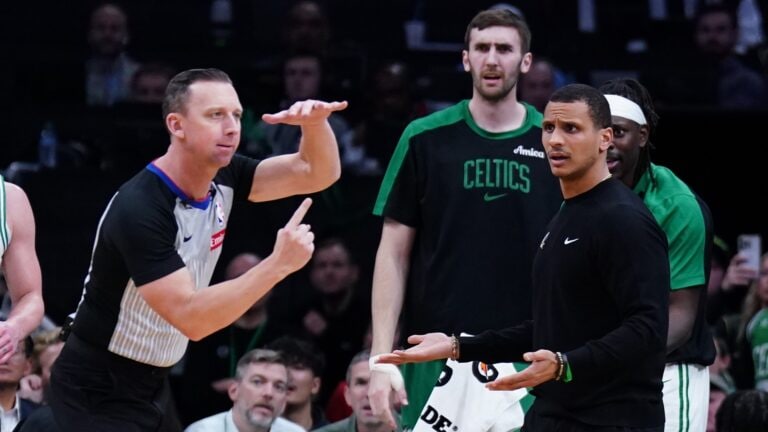 NBA fines Celtics coach Joe Mazzulla $35,000 for actions toward game ...