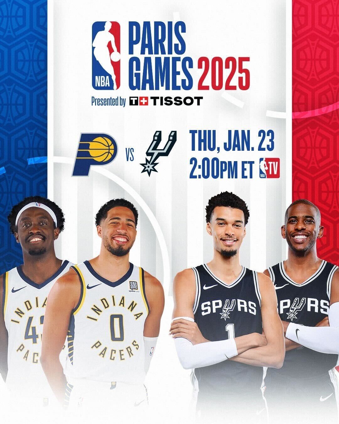 Starting 5, Jan. 23: Paris Games tips off today & an all-time rivalry ...